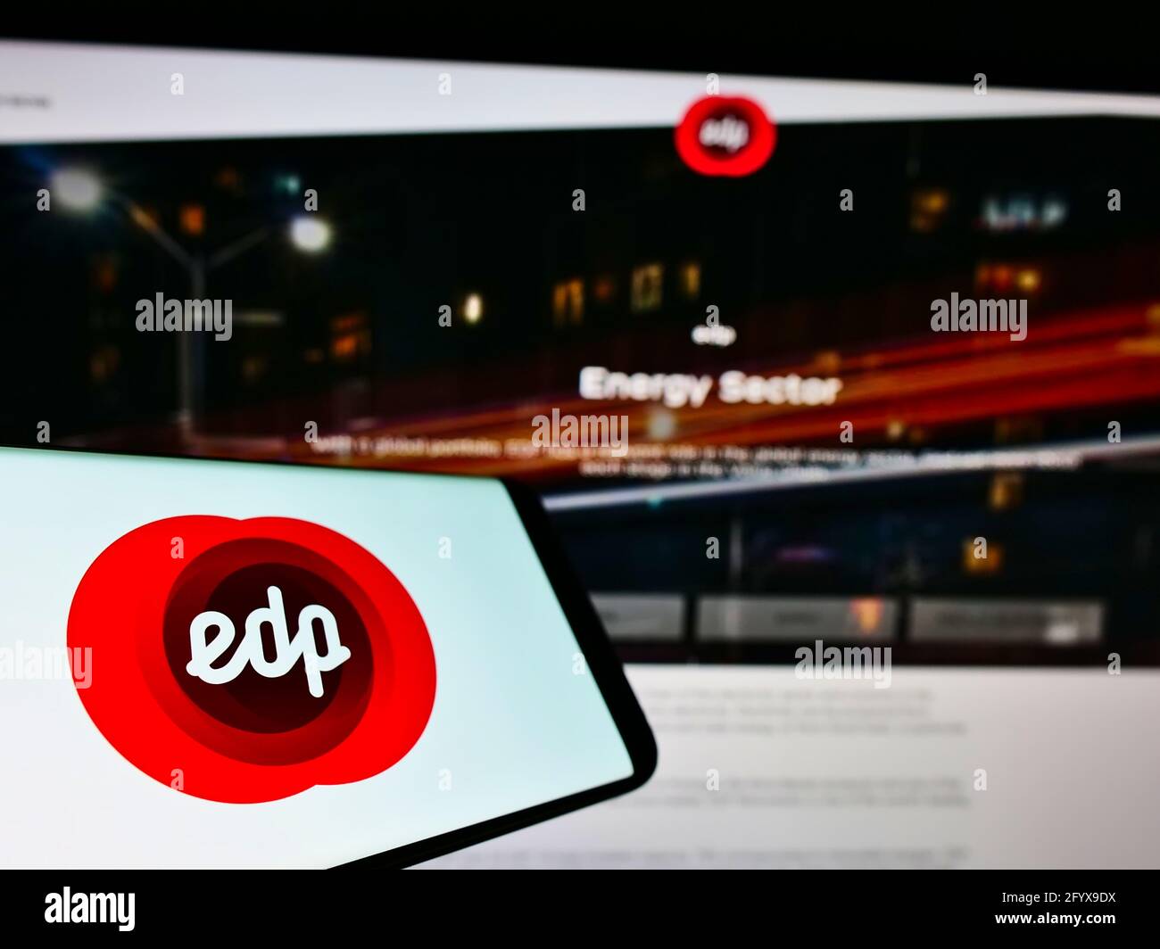 Edp Energias Logo EDP Energias De Portugal Editorial Photo. Image Of