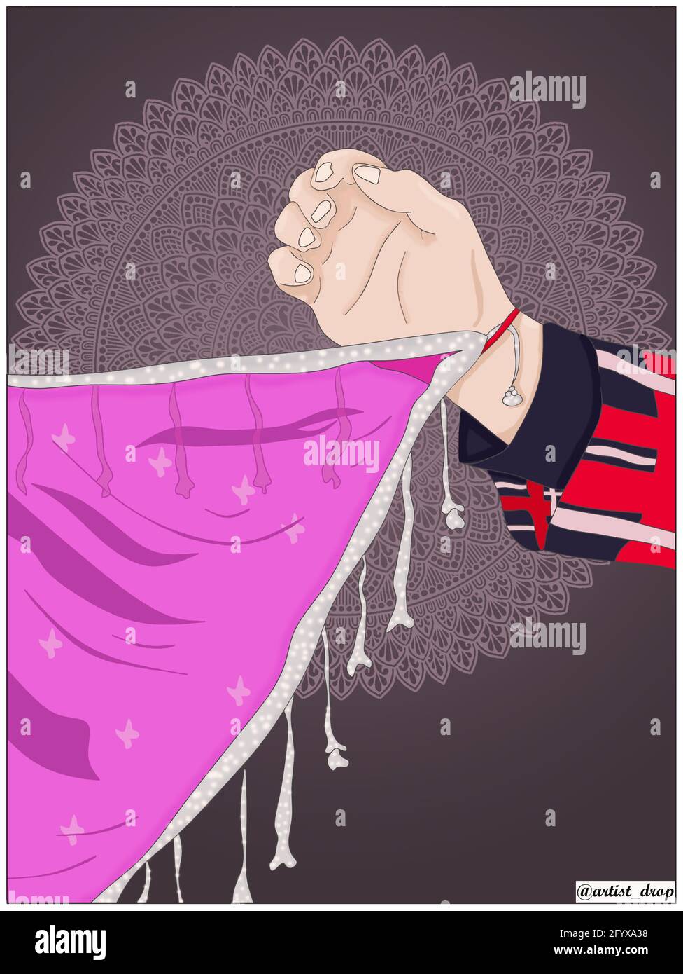 Dupatta hi-res stock photography and images - Alamy