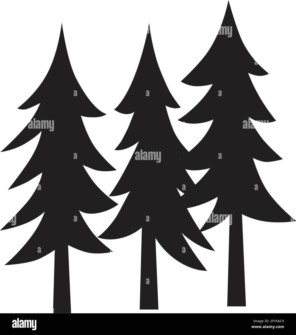 Park trees snow Cut Out Stock Images & Pictures - Alamy