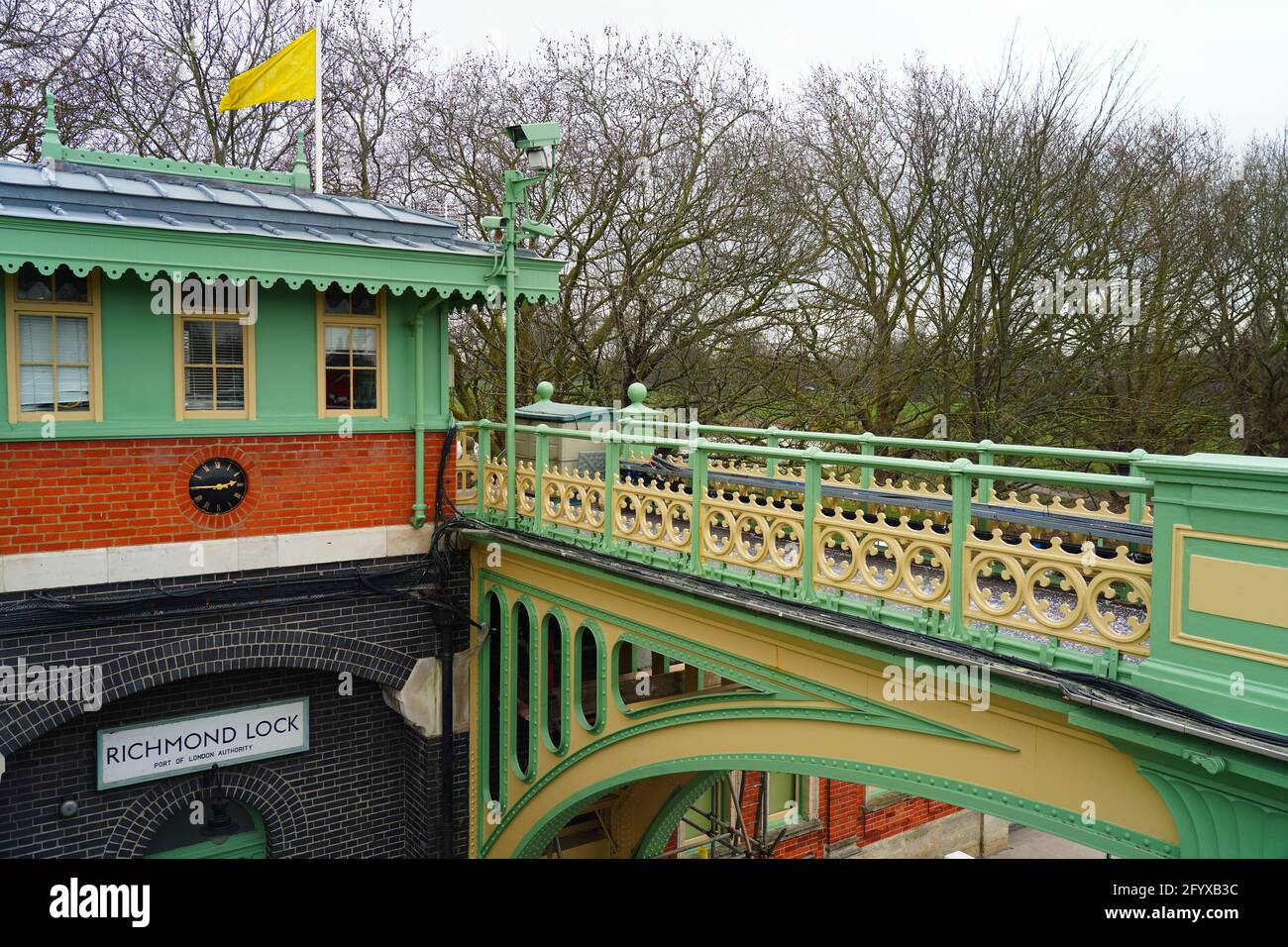 Richmond lock during the third lockdown in the UK. Photo date: Sunday ...