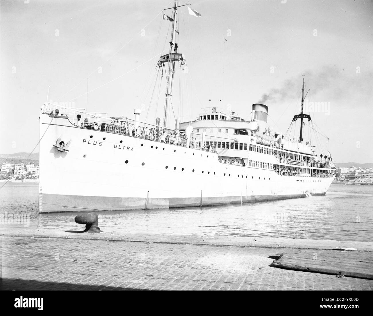 Passenger Ship Plus Ultra to Mallorca, ca 1930 Stock Photo - Alamy