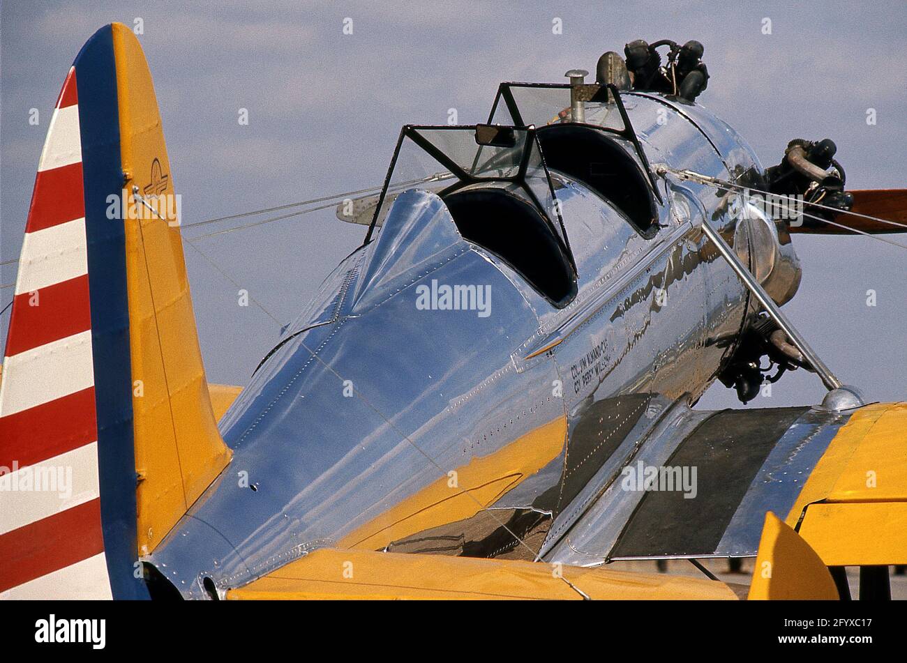 Ryan Aircraft PT-22 "Recruit" WWII Military trainer airplane Stock ...