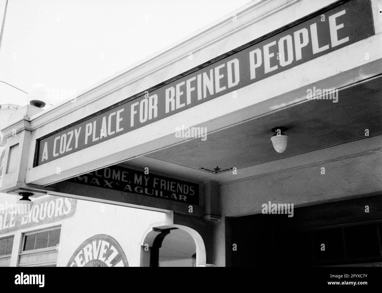 Cafe Sign, Tijuana, Mexico, ca 1930 Stock Photo - Alamy