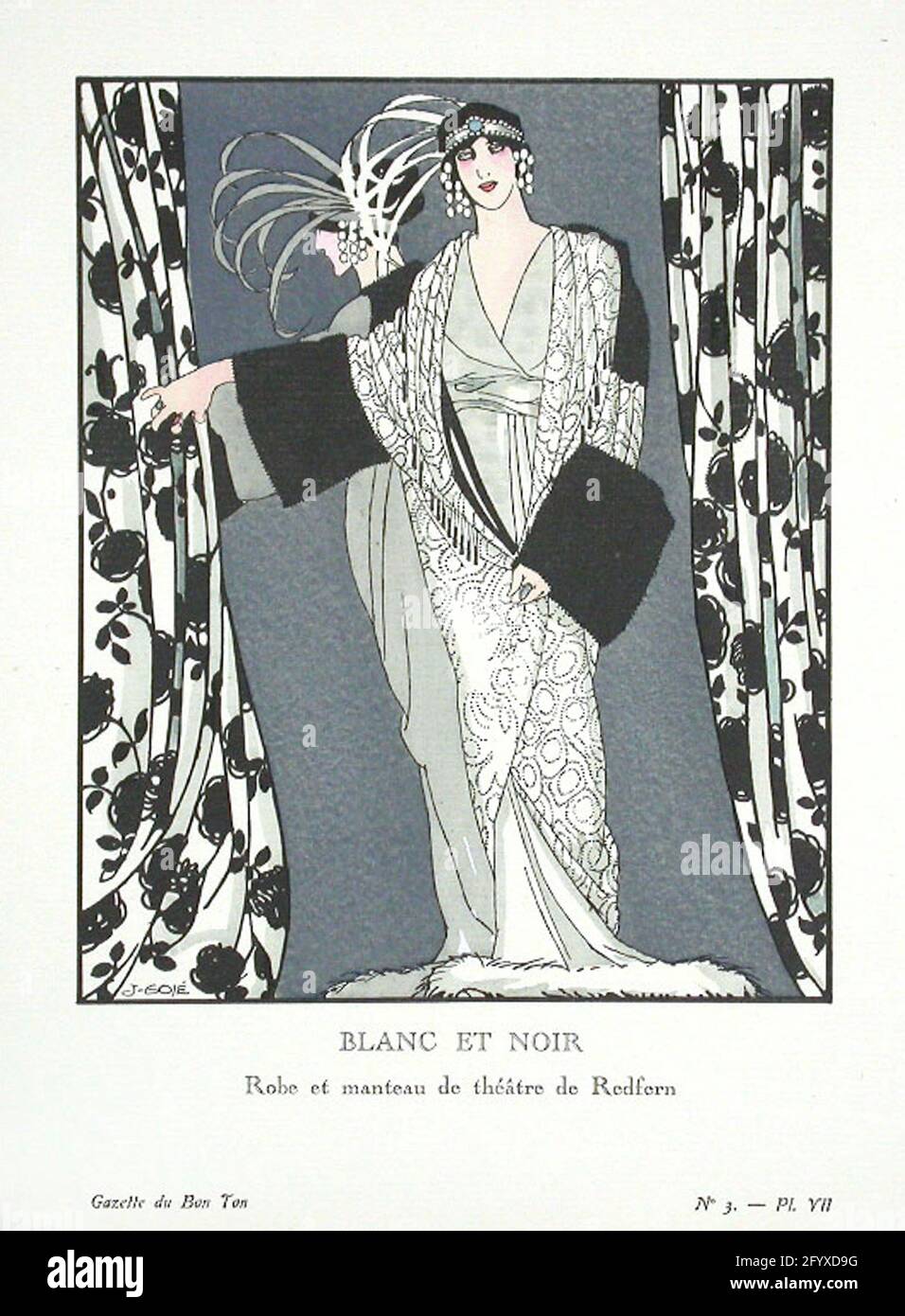 John Redfern historic fashion design ad Stock Photo - Alamy