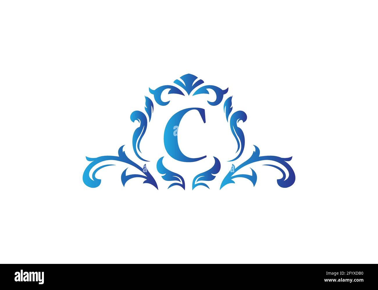 Monogram Letter C Clipart