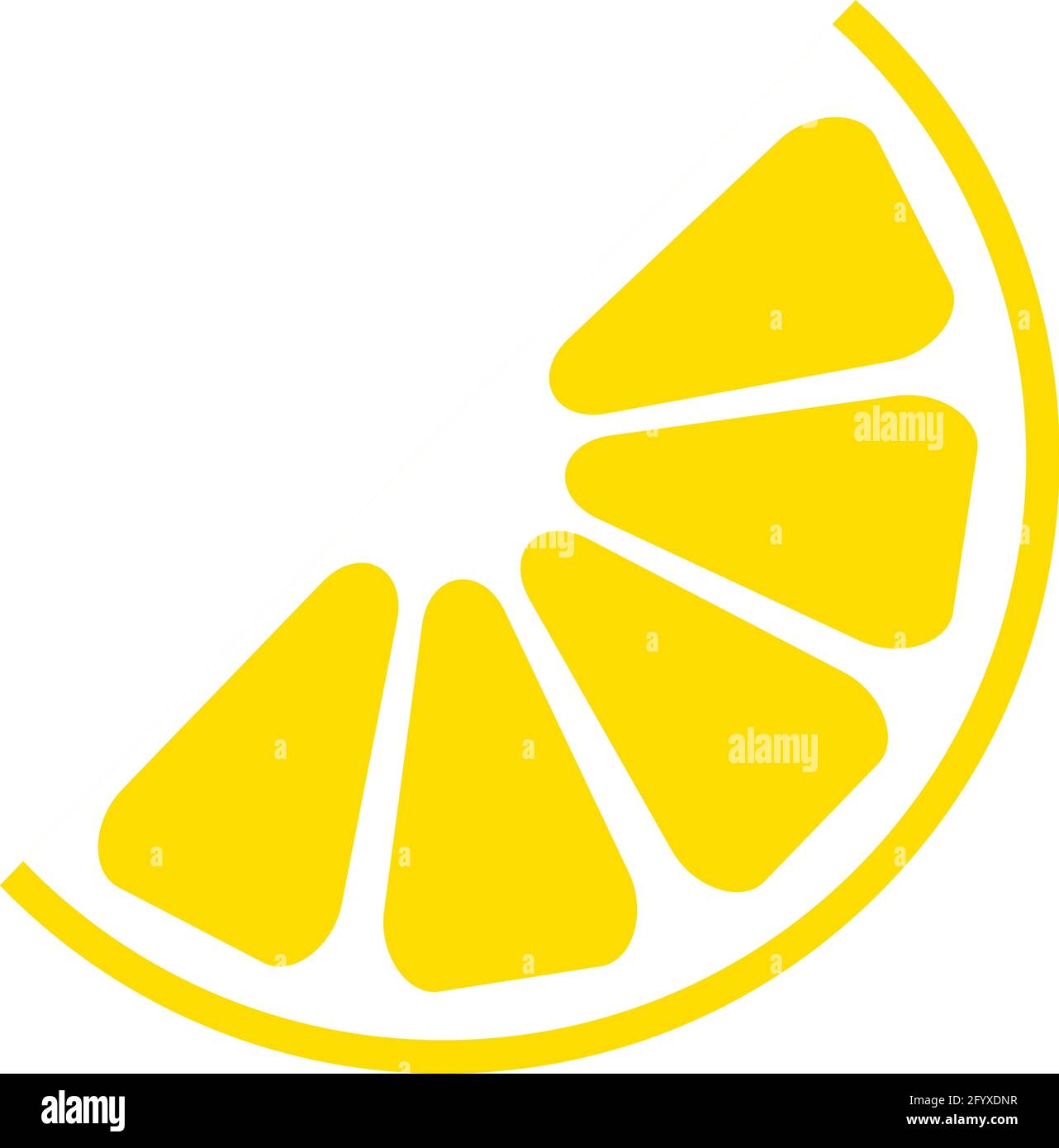 Lemon. Simple food nature vector illustration Stock Vector Image & Art ...