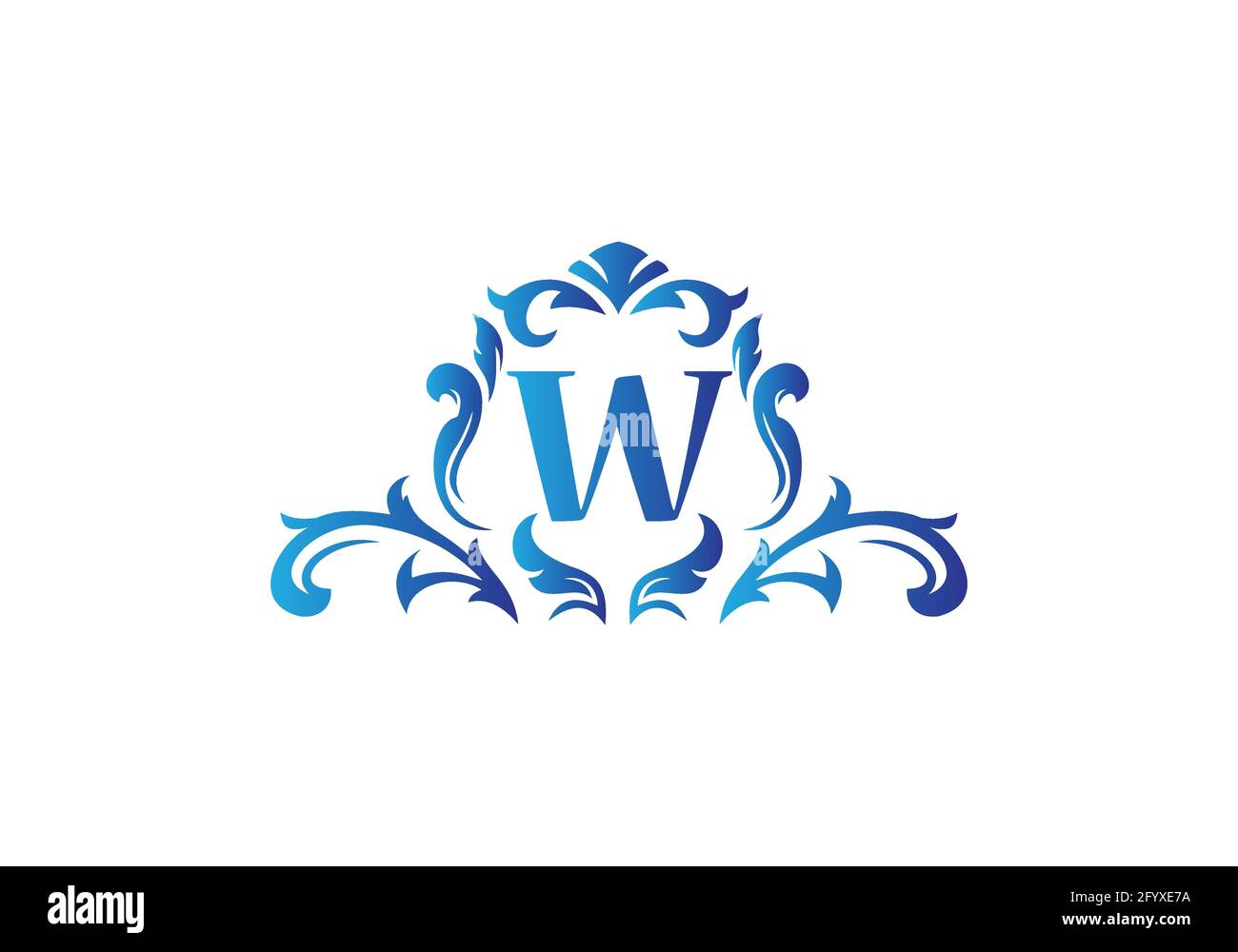 W watercolor painting Stock Vector Images - Alamy