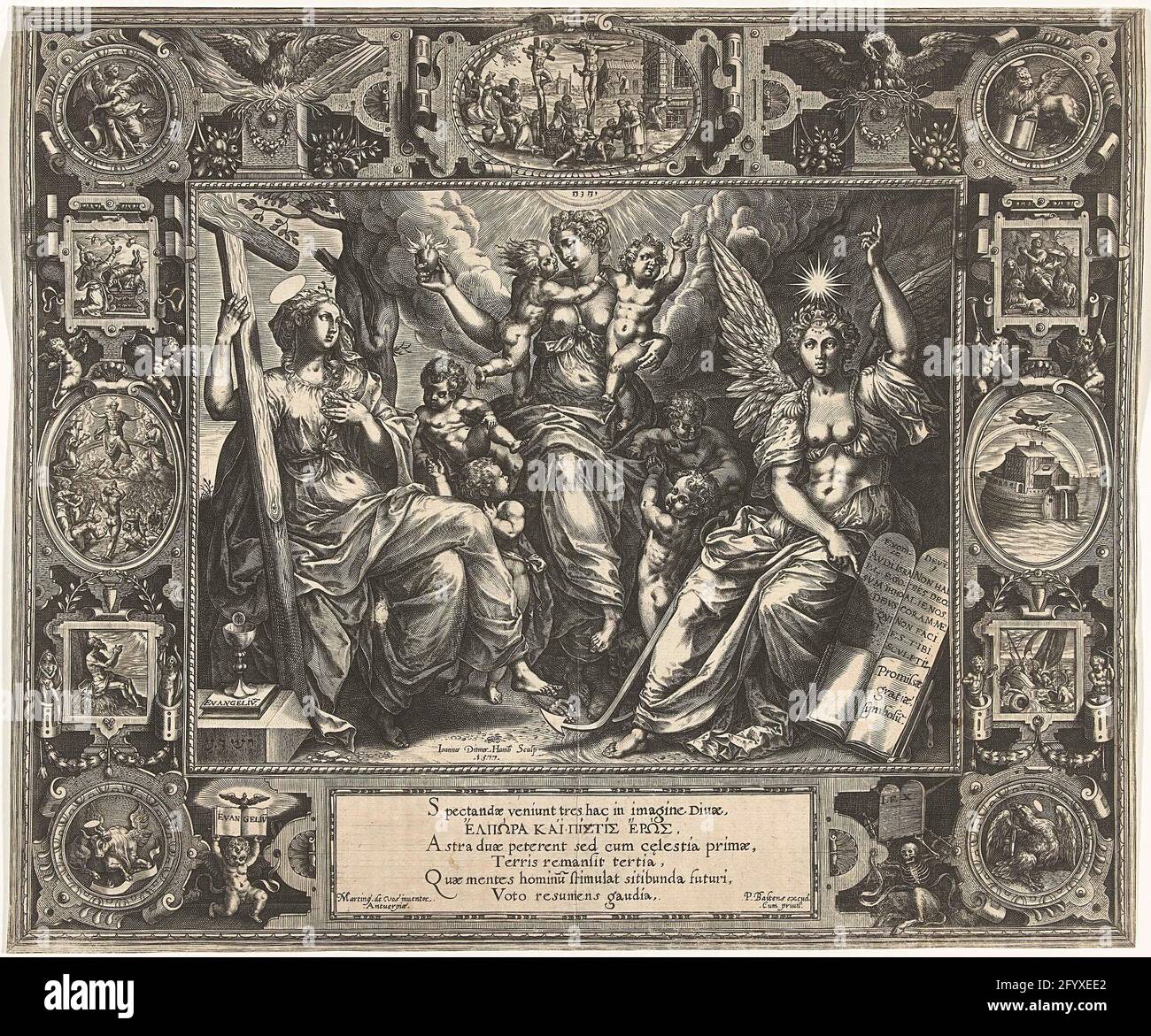 Three virtues faith hi-res stock photography and images - Alamy