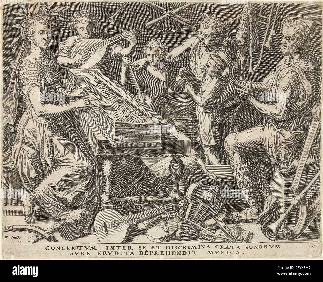 Lute players ancient hi-res stock photography and images - Alamy