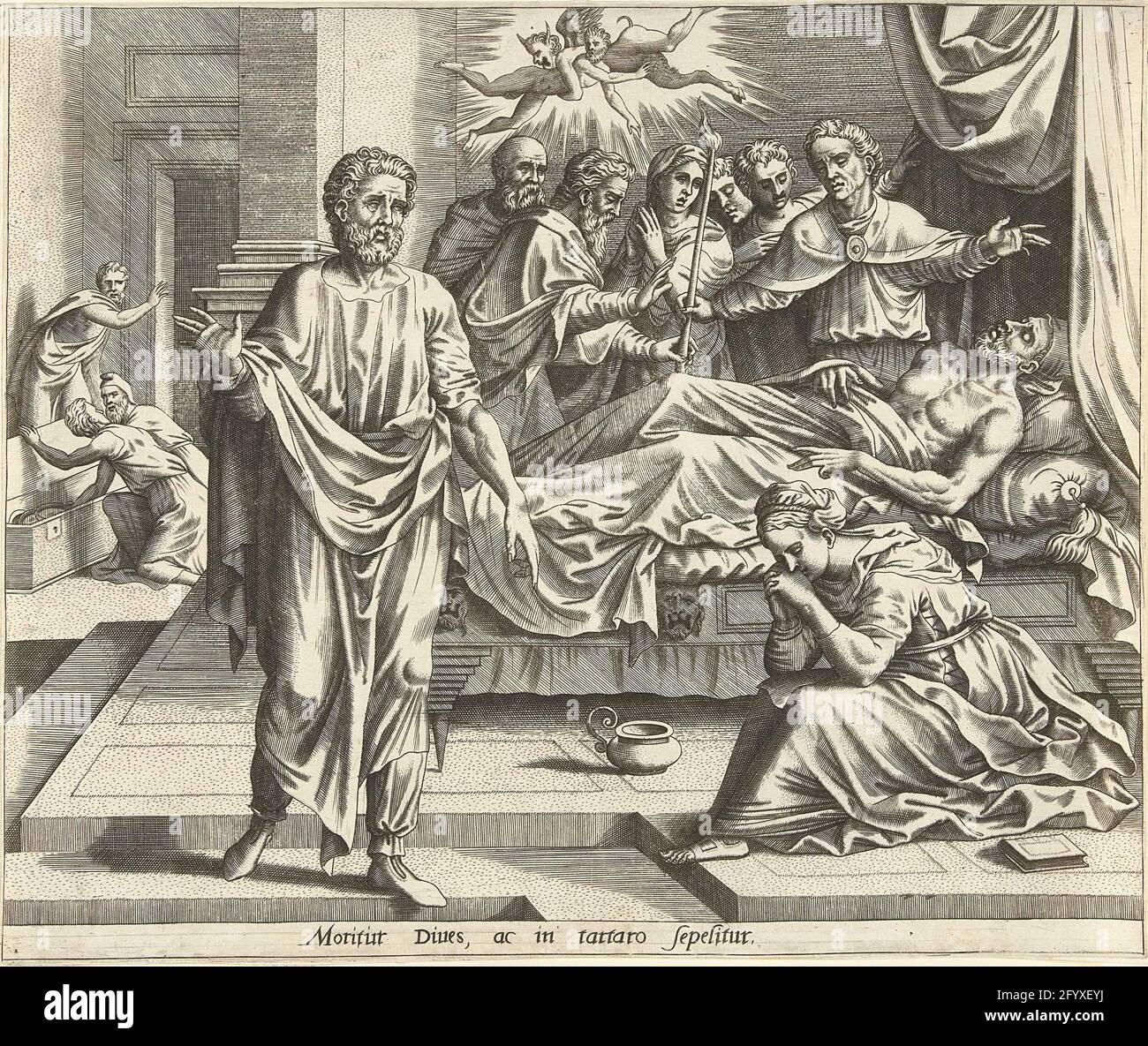 The death of the rich man; The history of Lazarus and the rich man. The ...