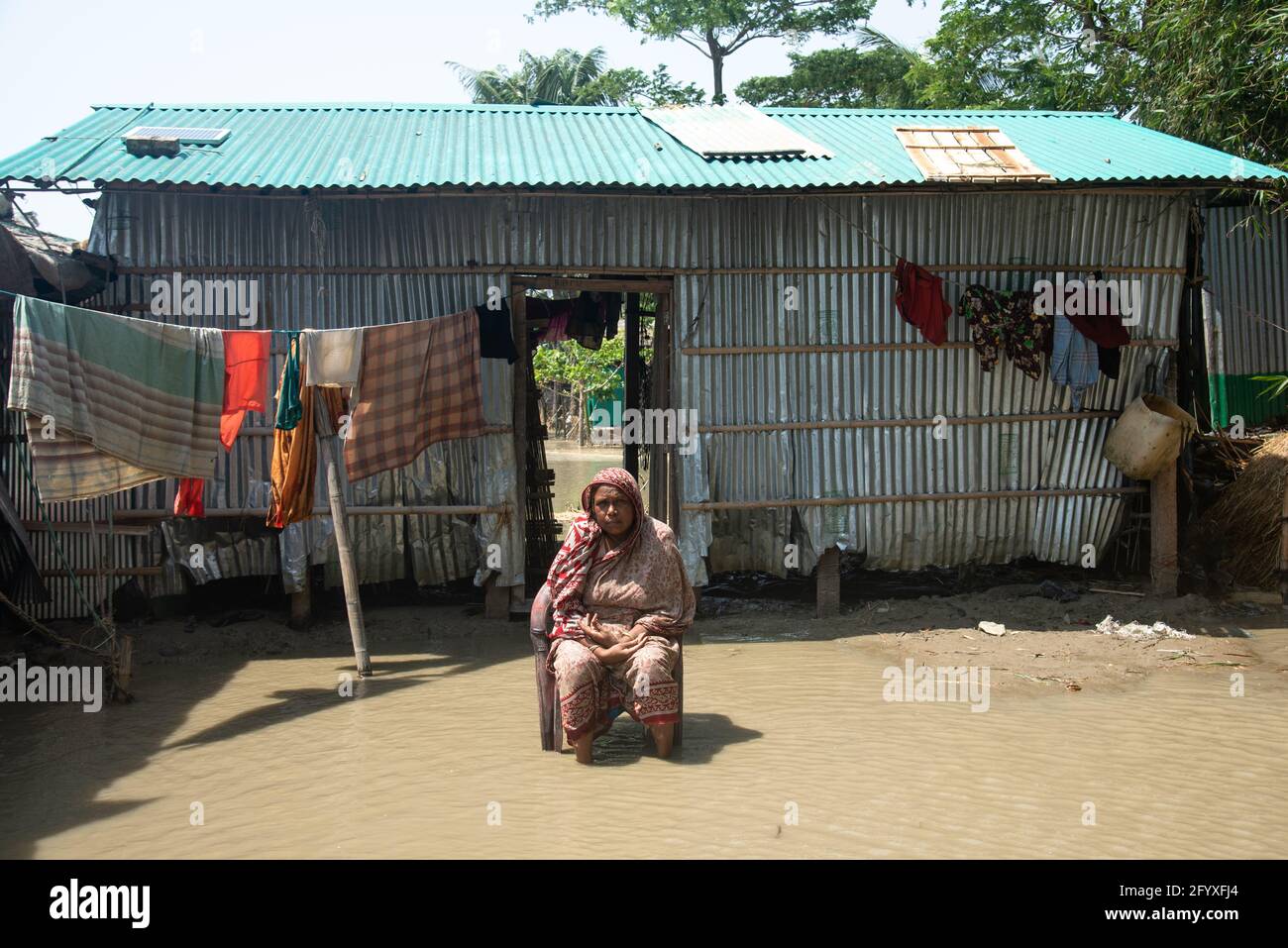 Most of the Coastal areas of Bangladesh hit by cyclone YASS. Thousands ...