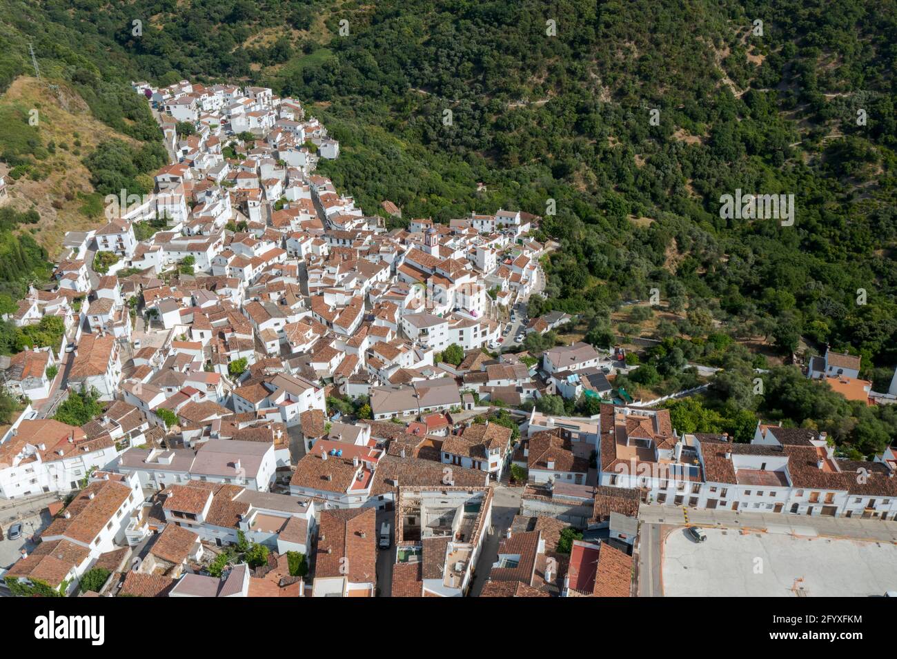 Municipality of Benarraba in the comarca of the Genal valley, Andalusia ...