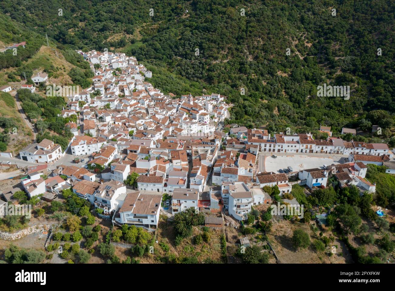 Municipality of Benarraba in the comarca of the Genal valley, Andalusia ...