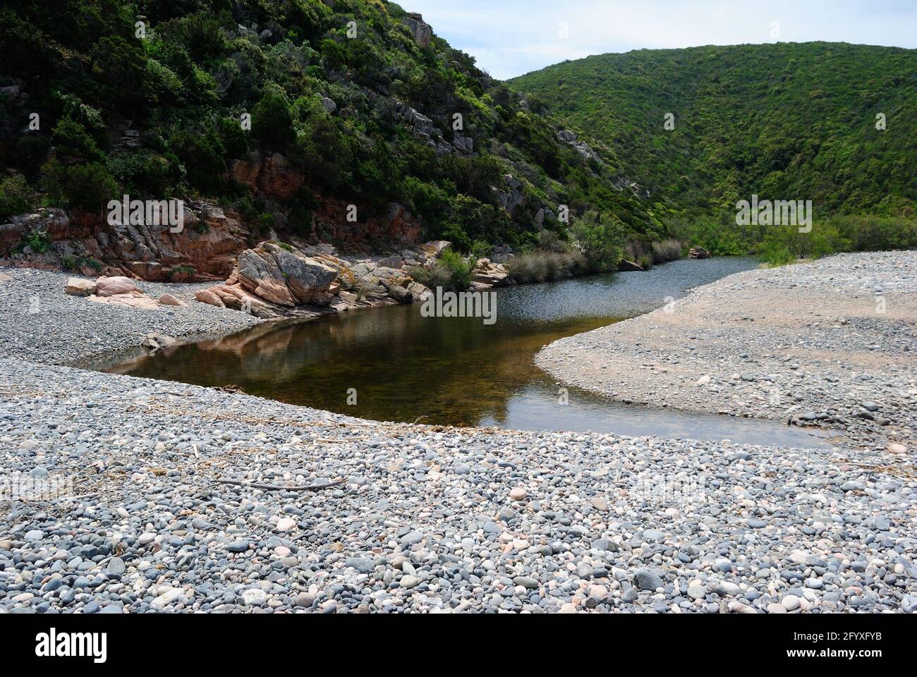 View of Cala Tinnari beach Stock Photo - Alamy