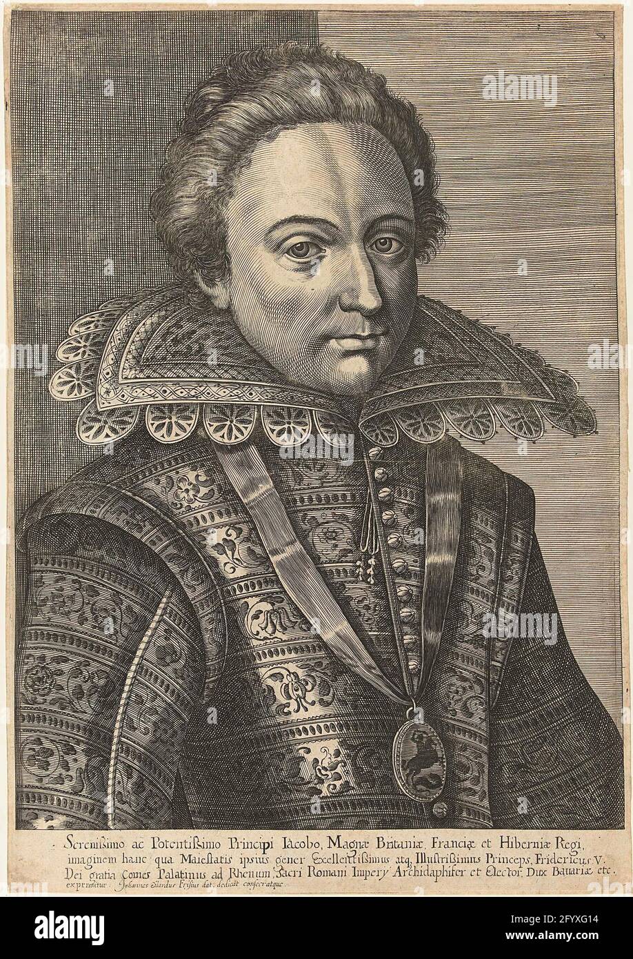 Portrait of Frederik v; Portrait of Frederik v from the Palatinate ...
