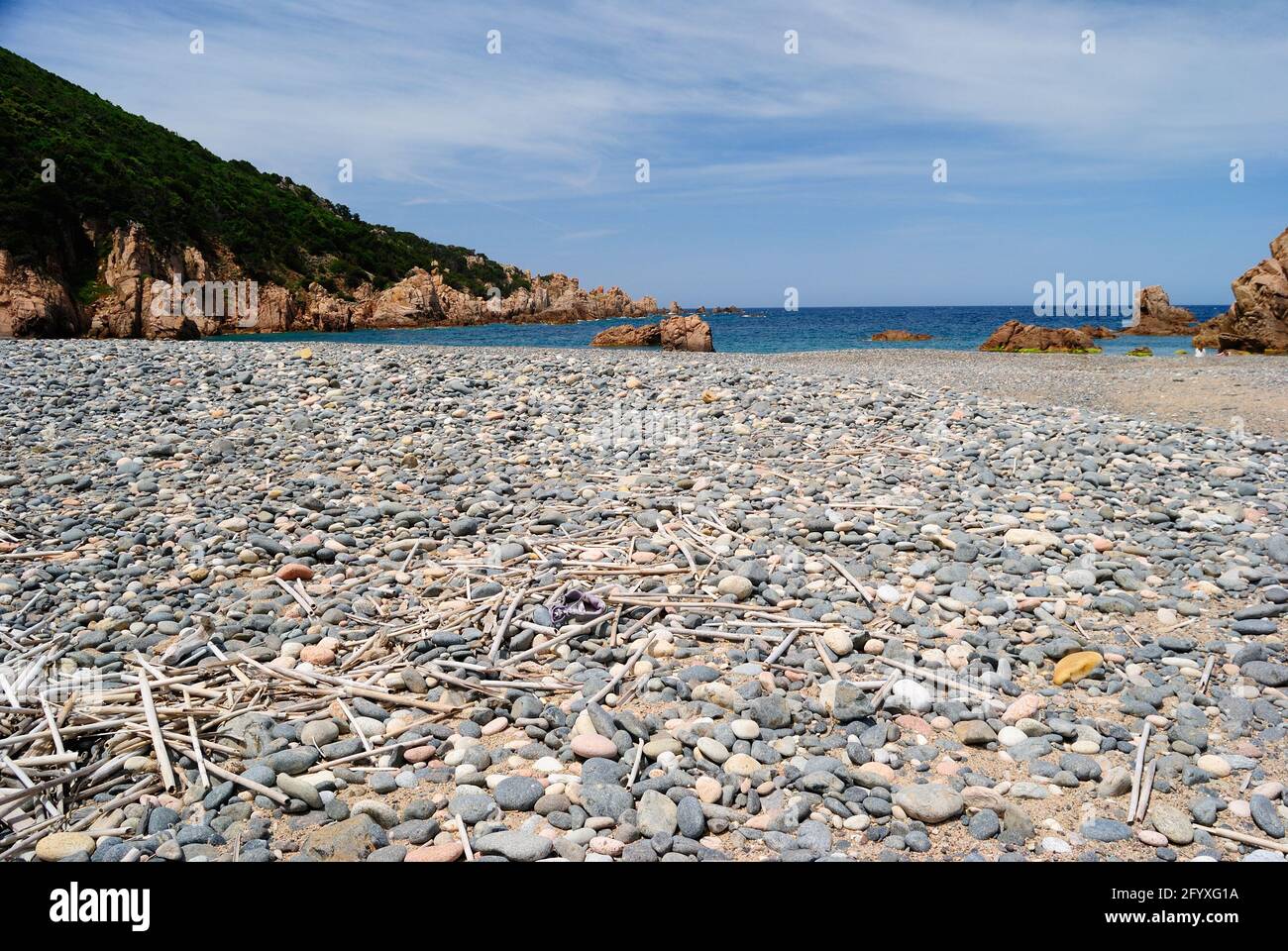View of Cala Tinnari beach Stock Photo - Alamy