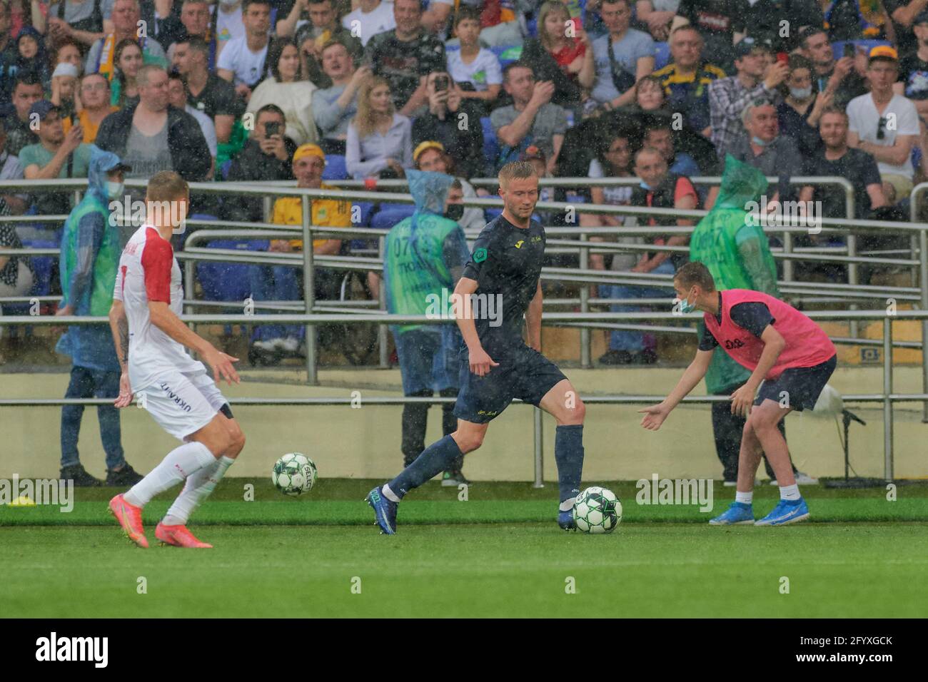 Kharkiv, Ukraine - May 29, 2021: The football match of Ukrainian PFL FC ...