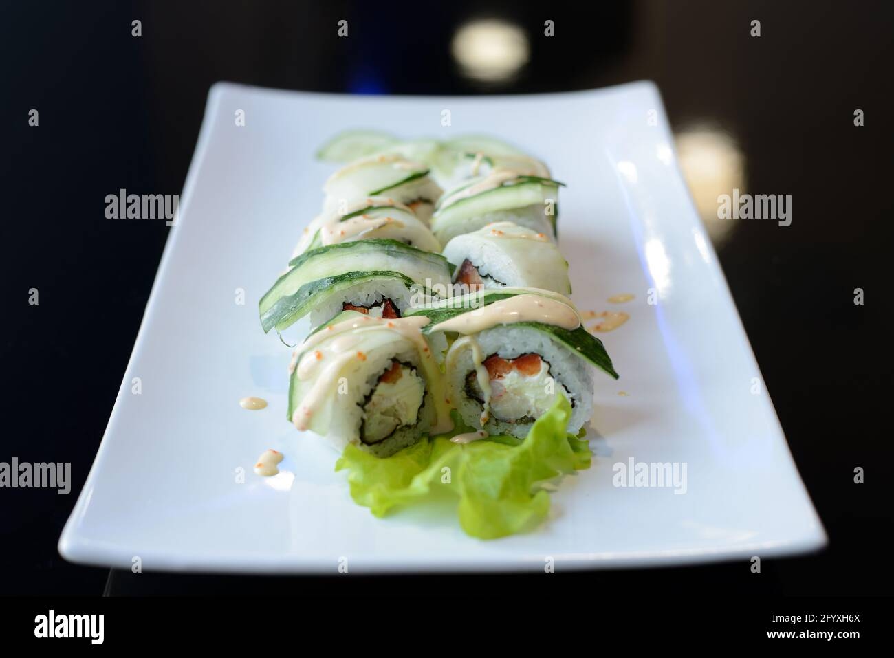 Maki rolls japanese roll hi-res stock photography and images - Alamy