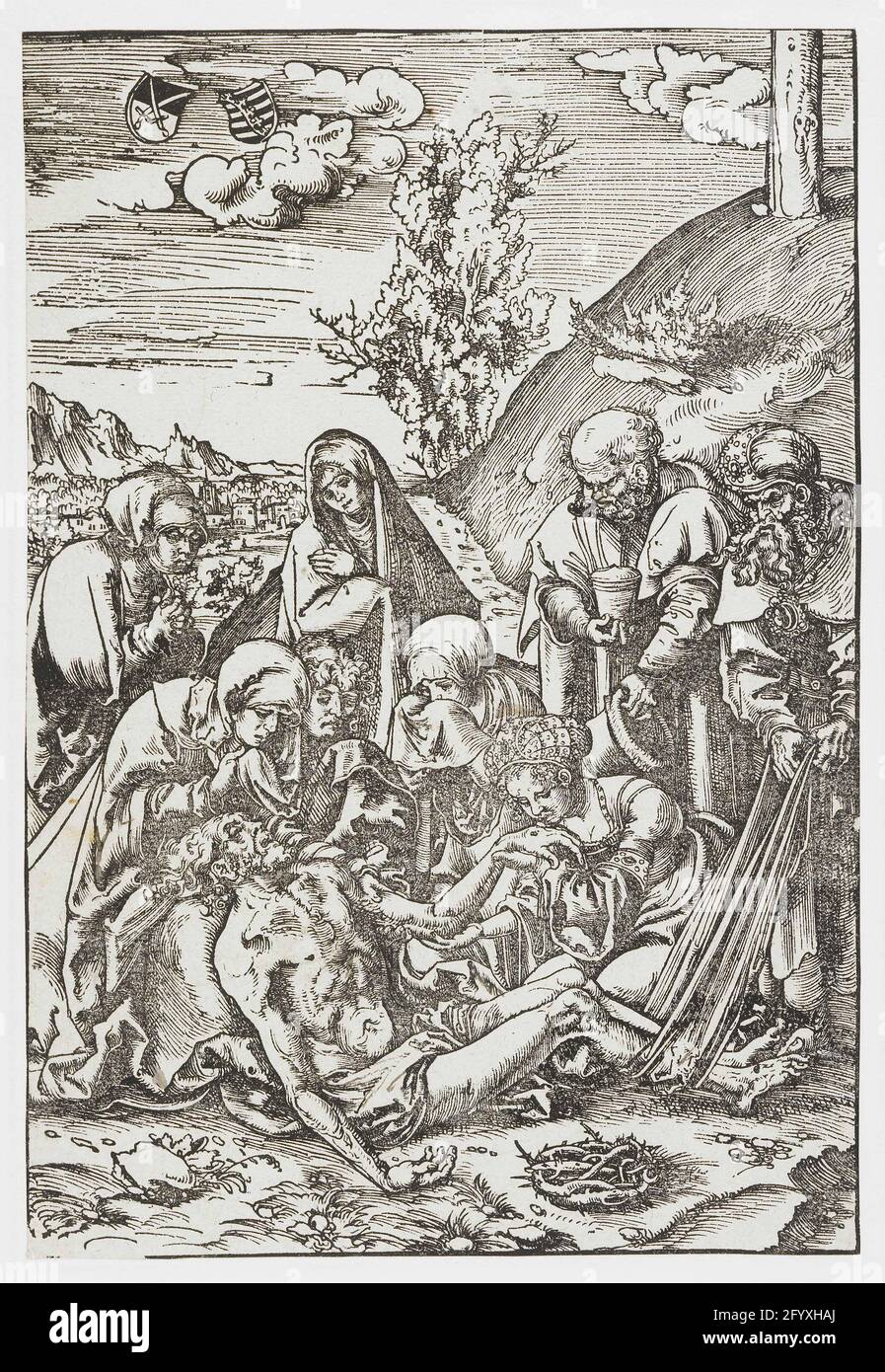 Commissioning; Pieta; Passion of Christ. The dead body of Christ, which has just been collected ...