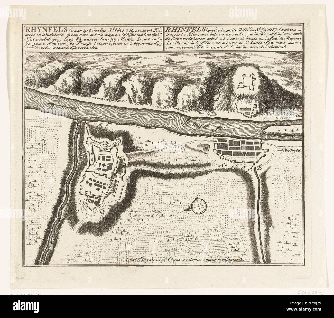 Map of rheinfels hi-res stock photography and images - Alamy