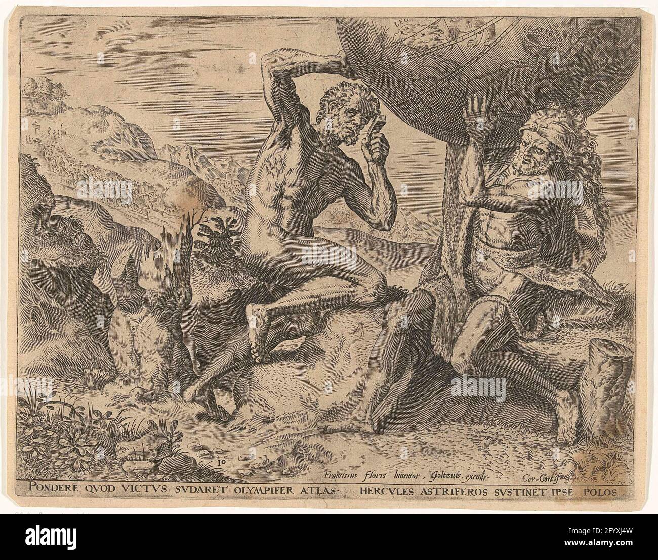 Hercules torst the globe for Atlas; Working from Hercules. Hercules ...