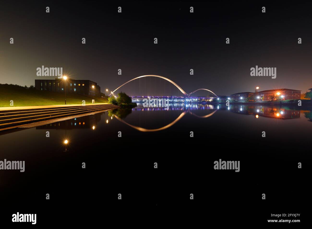 Bridge across river tees hi-res stock photography and images - Alamy