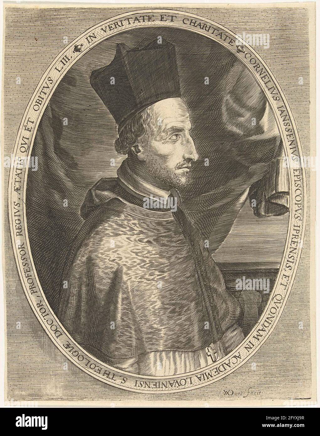 Portrait of Cornelius Jansenius. Portrait of Cornelius Jansenius ...