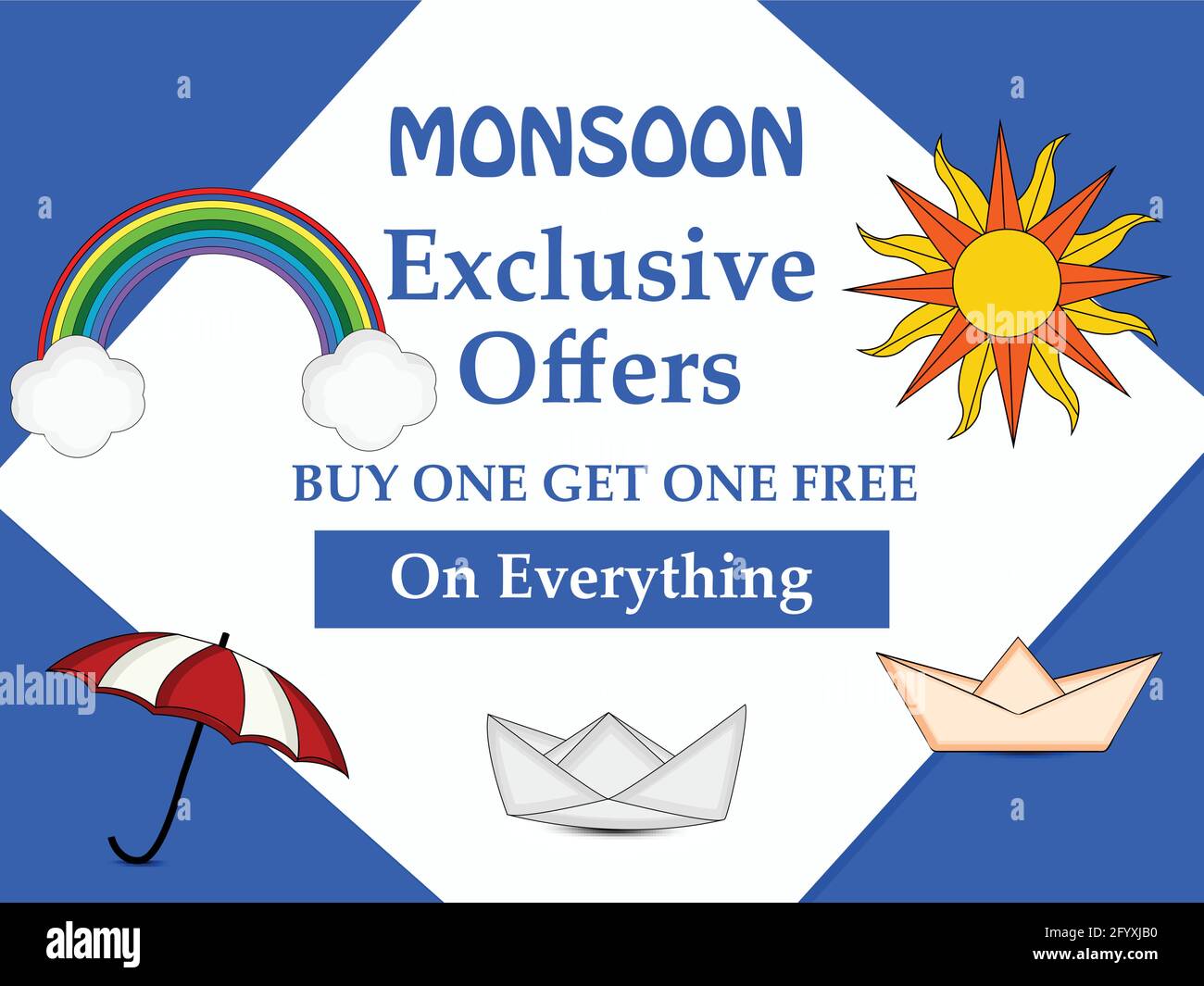 Monsoon season background Stock Vector Image & Art - Alamy