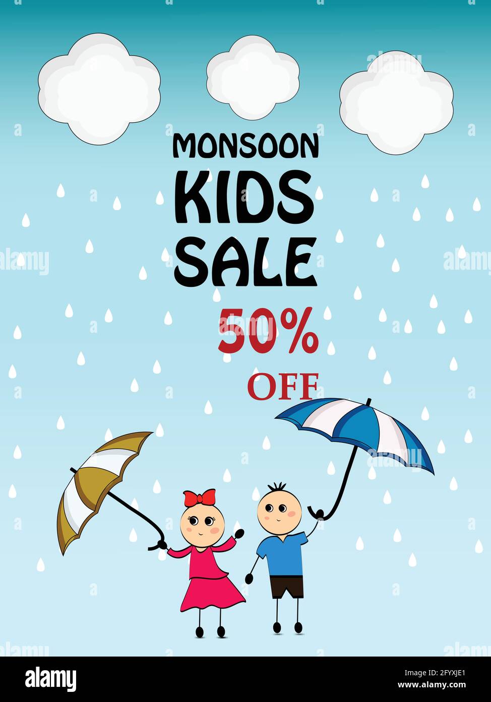 Monsoon season background Stock Vector Image & Art - Alamy