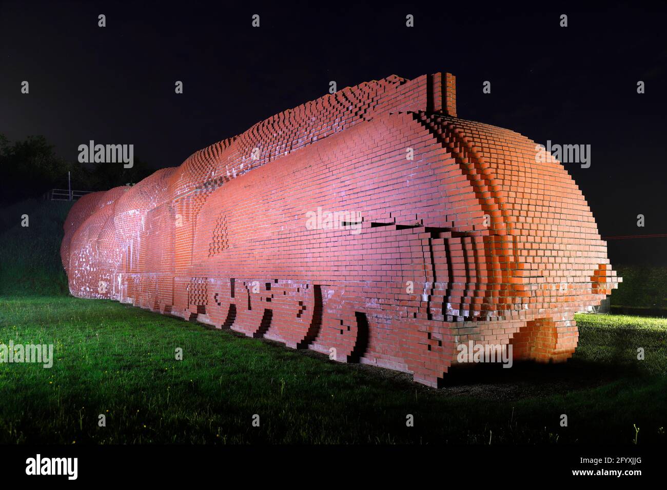 Darlington brick train hi-res stock photography and images - Alamy