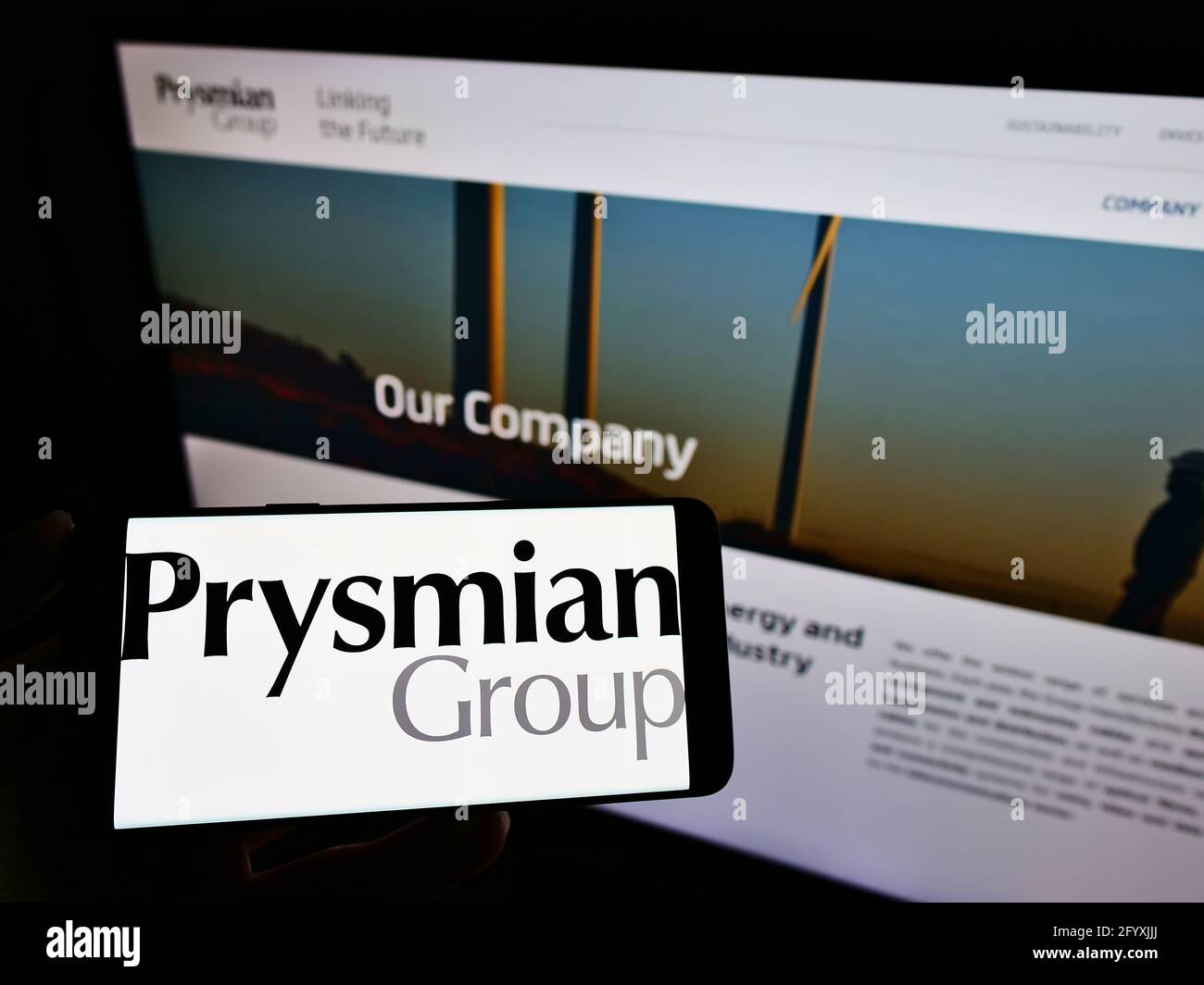 Prysmian logo hi-res stock photography and images - Alamy