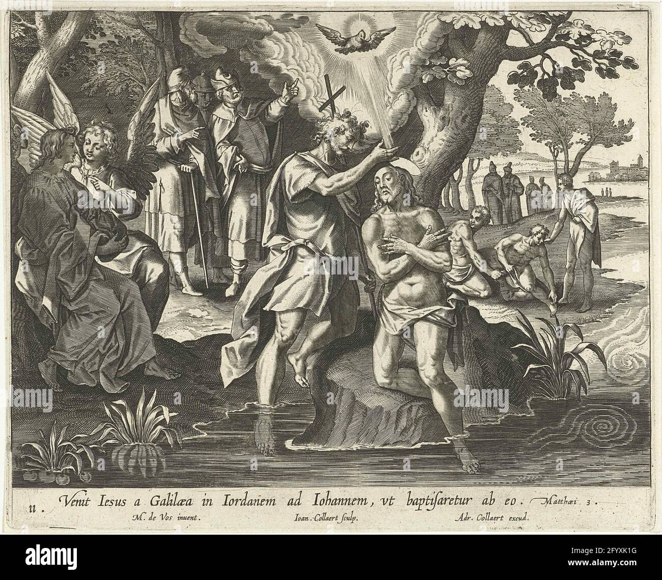 Baptism of Christ; Vita, Passio et Resvrrectio IESV Christi; Life, passion and resurrection of ...