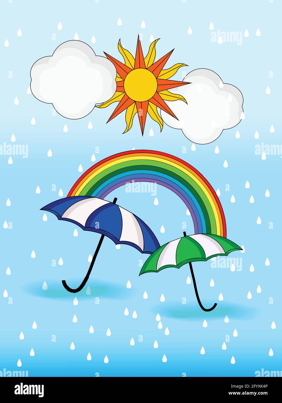 Monsoon season background Stock Vector Image & Art - Alamy
