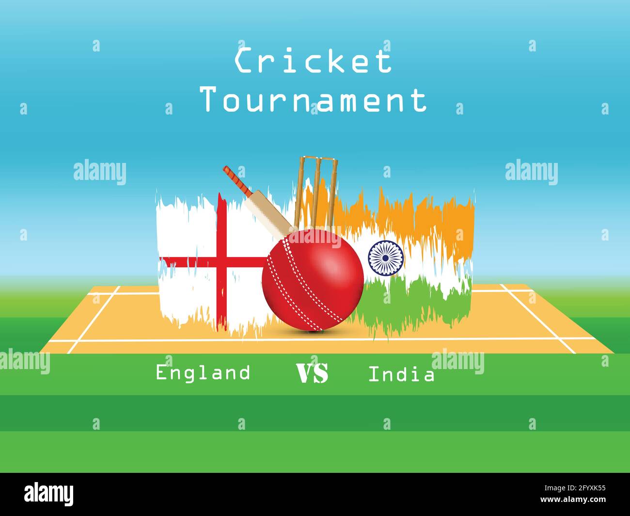 New zealand cricket test Stock Vector Images - Alamy