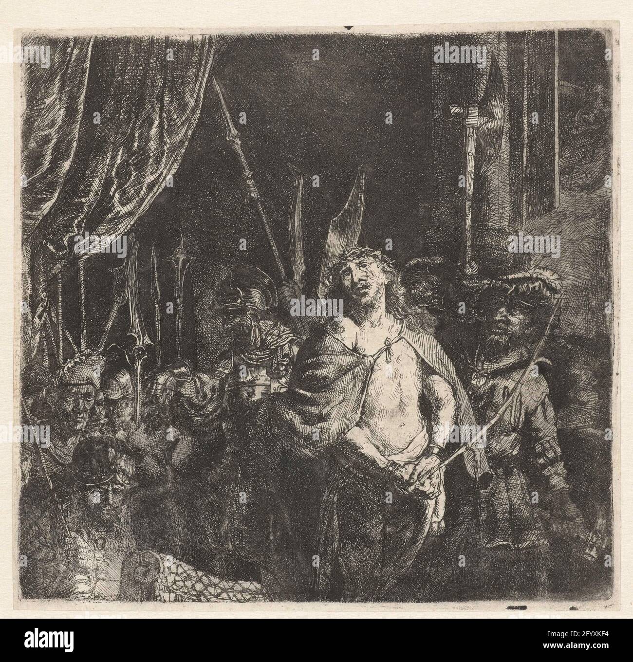 Christ for Pilate: Large album. Mirror-image and partial copy to the ...