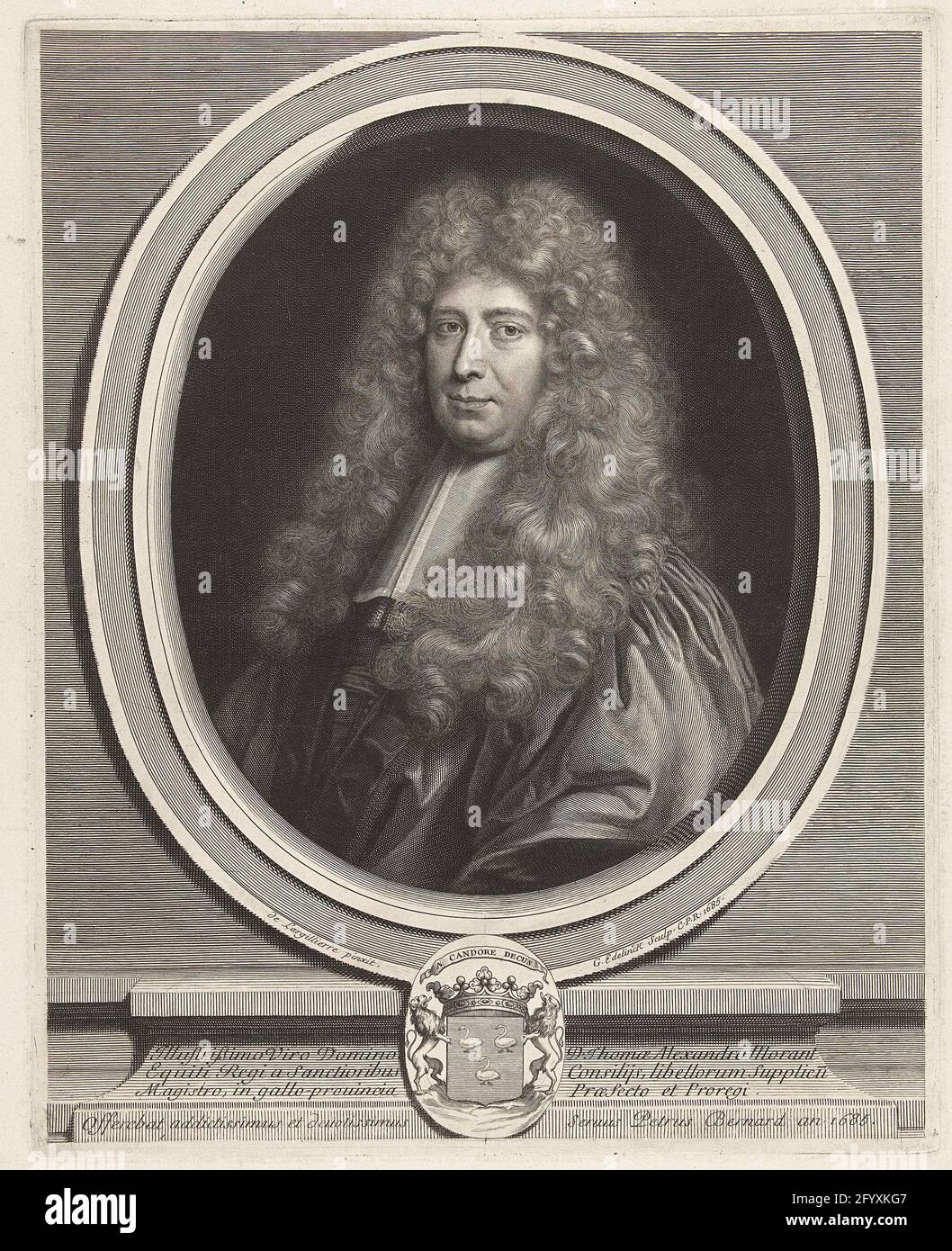 Portrait of Thomas Alexandre Morant. Portrait of the French magistrate ...