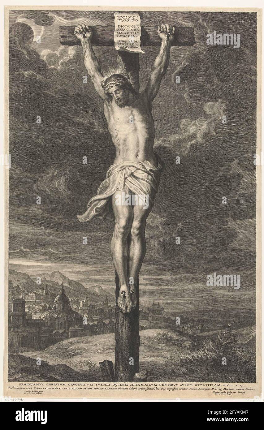 Christ on the cross. Suffering Christ on the Cross Stock Photo - Alamy