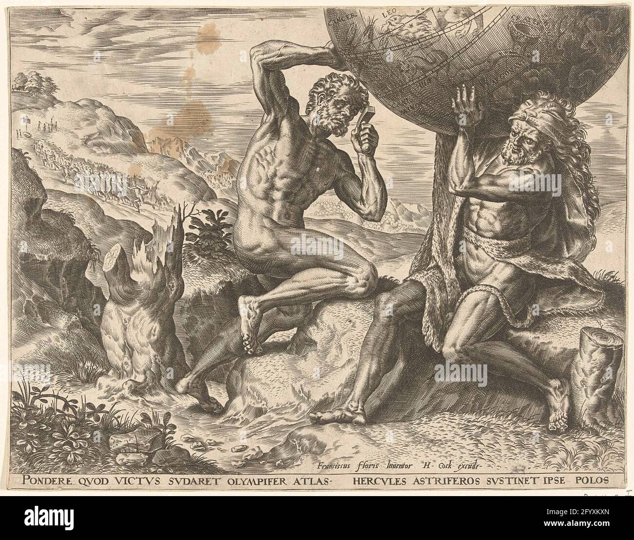 Hercules torst the globe for Atlas; Working from Hercules. Hercules ...