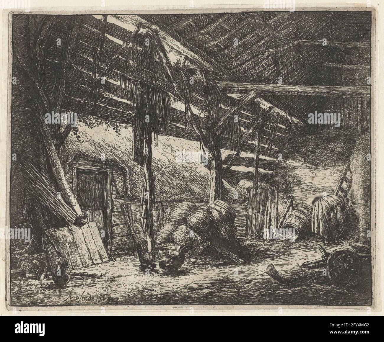 Interior of a hooker; HOOKER Stock Photo - Alamy