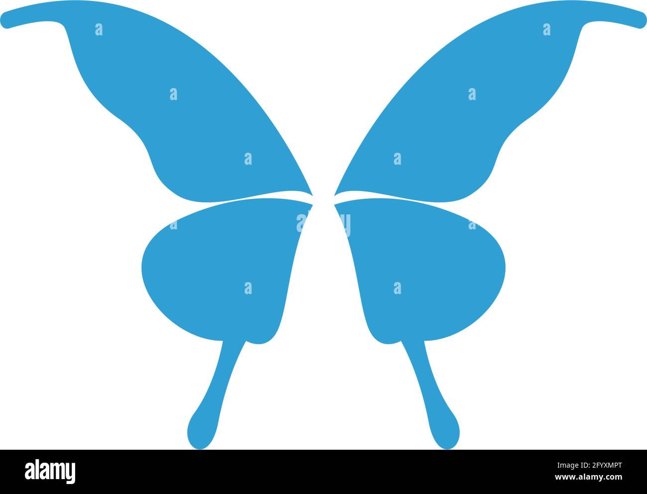 Butterfly icon logo design concept template illustration vector Stock ...