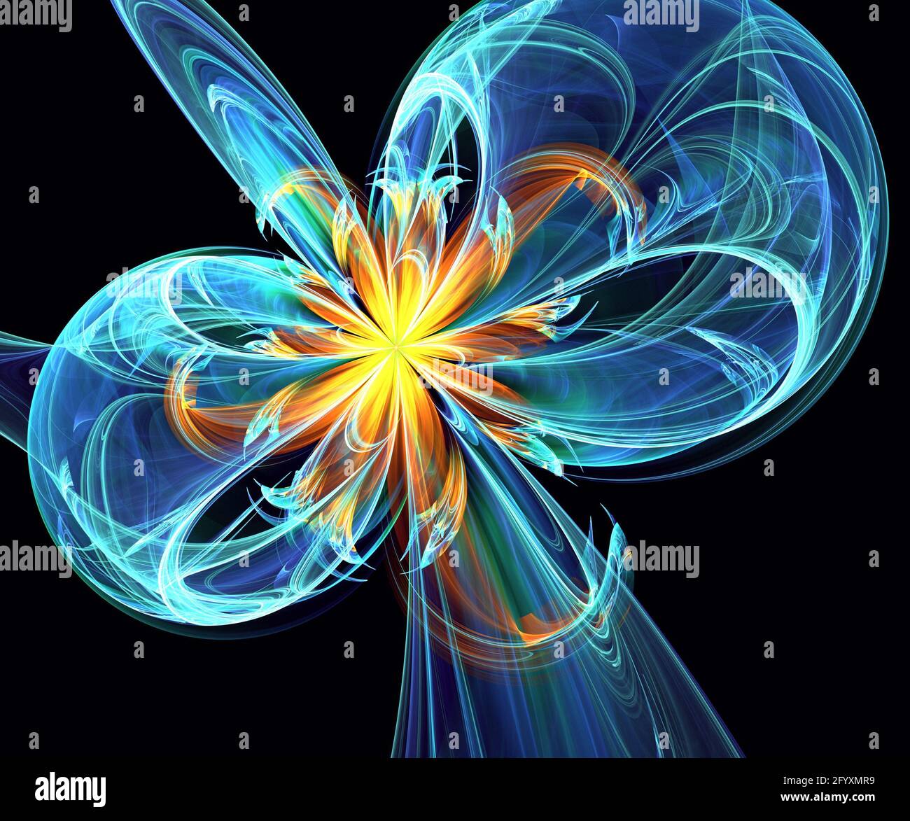 Computer generated fractal artwork for creative art,design and ...