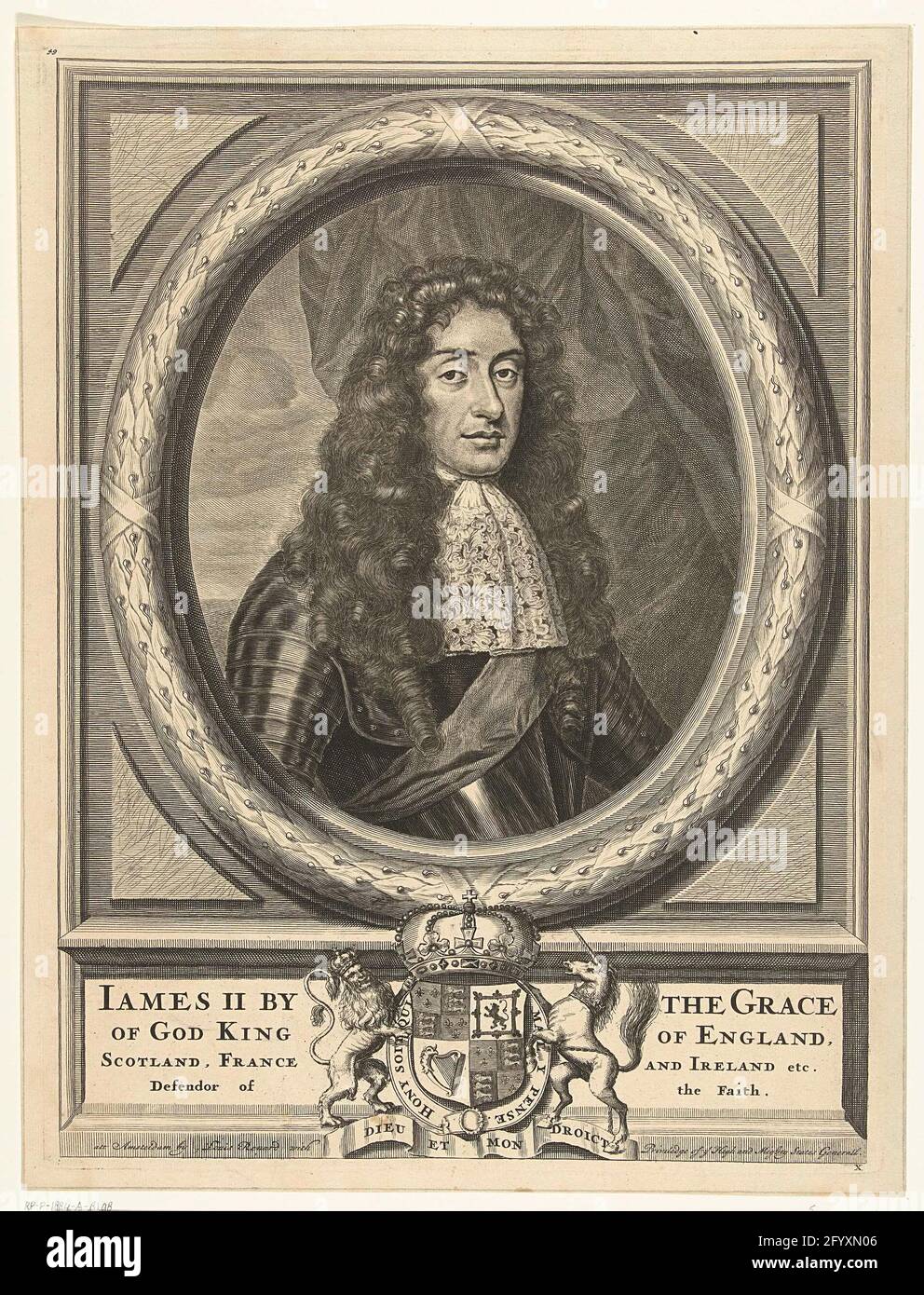 James ii england coat of arms hi-res stock photography and images - Alamy