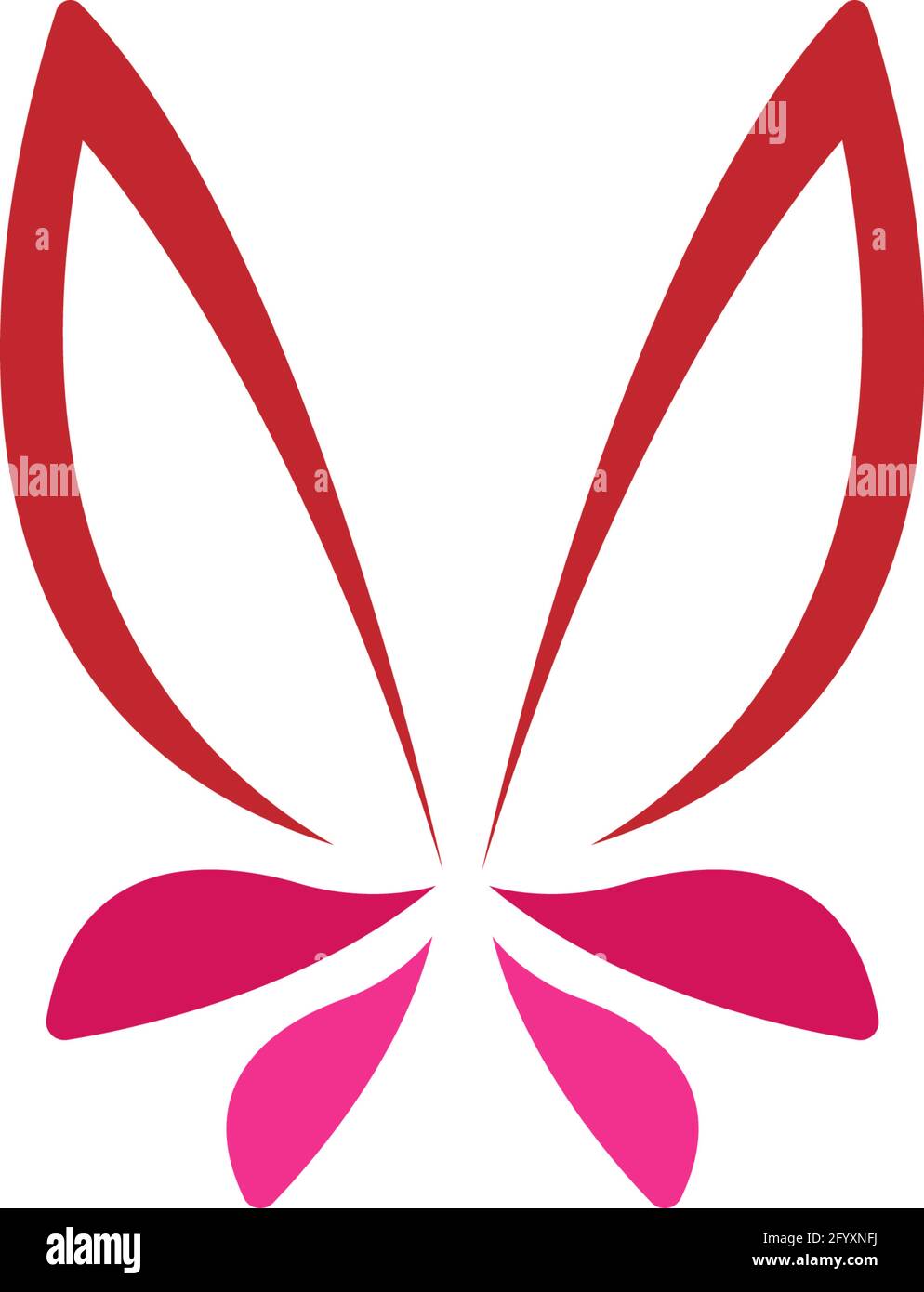 Butterfly icon logo design concept template illustration vector Stock ...