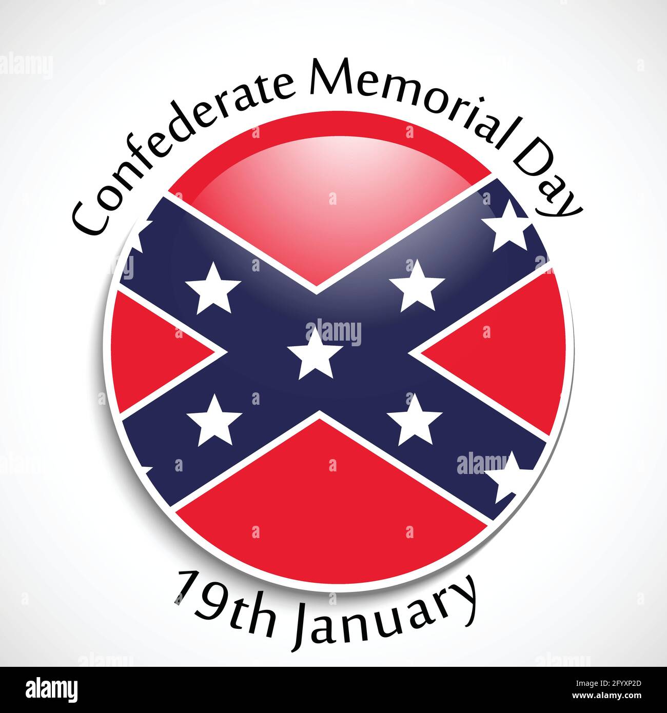 Confederate Memorial Day Stock Vector Image & Art - Alamy