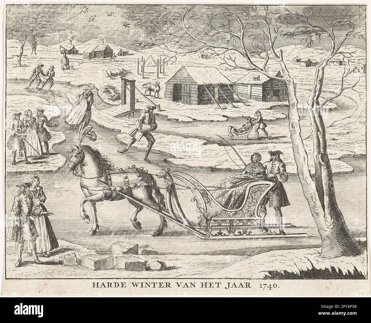 Strict winter in 1740; Hard winter of the year 1740. The strict winter ...