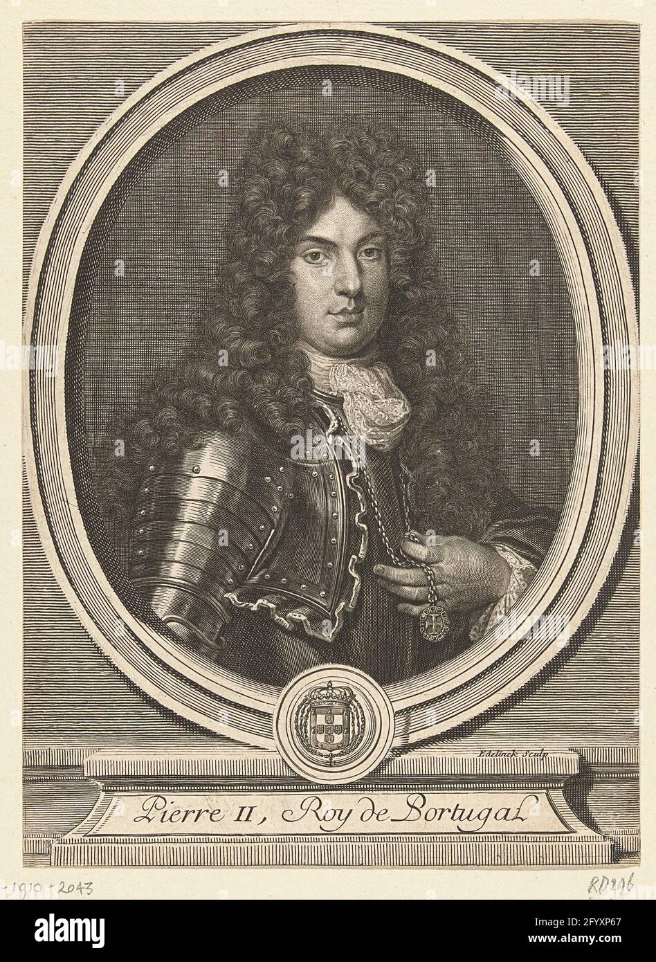 Portrait of King Peter II from Portugal. King Peter II of Portugal ...