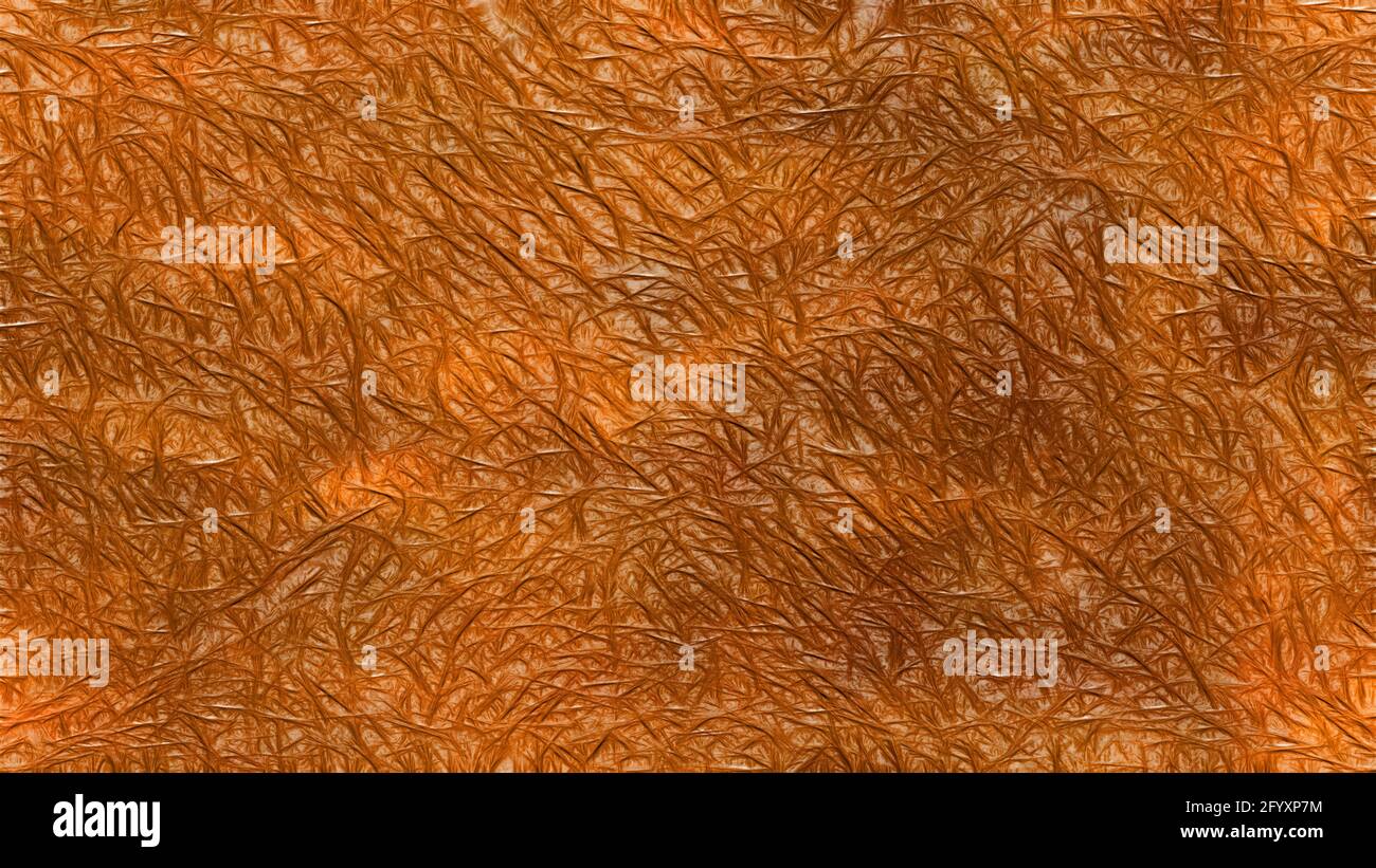 An abstract illustration of a rough orange surface for wallpaper and ...