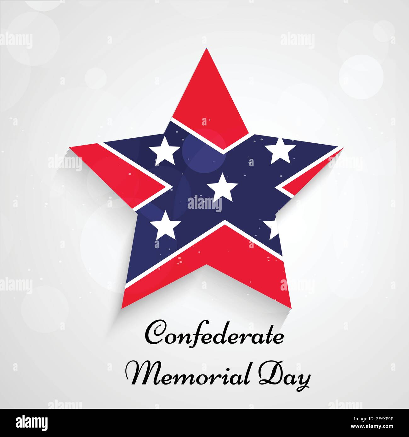 Confederate Memorial Day Stock Vector Image & Art - Alamy