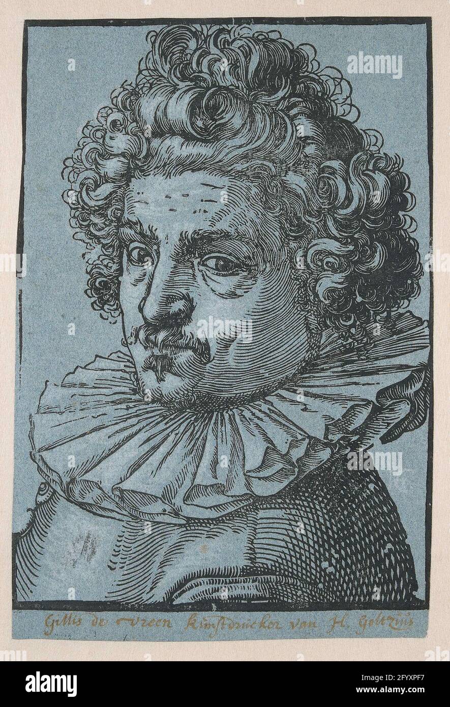 Portrait of Gillis van Breen. Portrait of a man (Gillis van Breen, a ...