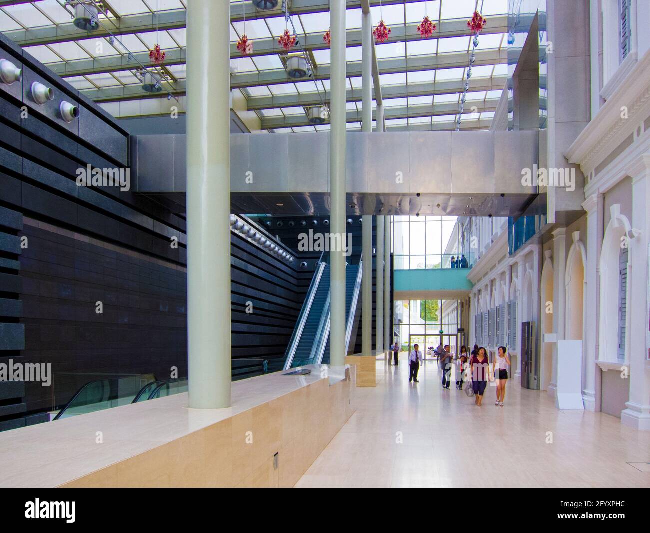 National Museum Of Singapore Glass Atrium Glass Rotunda At The